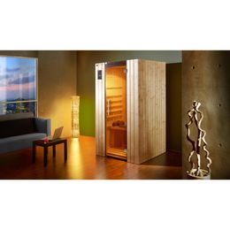 Weka Infrarotkabine 'Ranua 1' natur Glast&uuml;r 109 x 98 x 190 cm