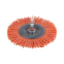 Wolfcraft Nylon-Scheibenb&uuml;rste rot &Oslash; 100 mm