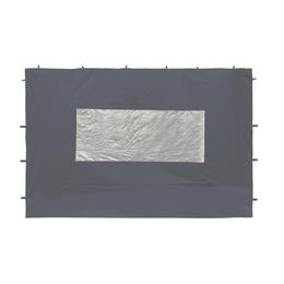 Seitenteil f&uuml;r Pavillon 'One Touch' mit Fenster anthrazit 295 x 195 cm 2 St&uuml;ck