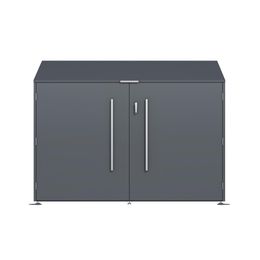 WESTMANN Fahrradgarage 'Linea' Stahl anthrazit 200 x 100 x 154 cm