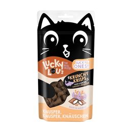 Lucky Lou Katzenfutter Lucky Ones Krunchy Krisps Huhn, Lachs