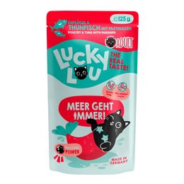 Lucky Lou Katzenfutter Adult Gefl&uuml;gel & Thunfisch 125 g