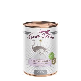 Terra Canis Hundenassfutter 'Hypoallergen' Strau&szlig; & Pastinake 400 g