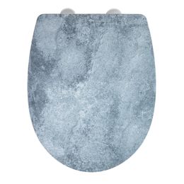 Wenko WC-Sitz 'Cement' mit Absenkautomatik Thermoplast