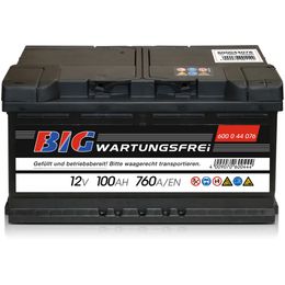 BIG Autobatterie 12 V 100 Ah