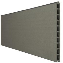 GroJa Einzelprofil 'Grande' BPC Stecksystem grau 180 x 25,3 x 1,9 cm