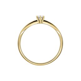 ONE ELEMENT Ring Damen Gr&ouml;&szlig;e 48 gold