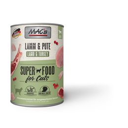 Mac's MAC&rsquo;s Katzennassfutter 'Superfood for Cats' Lamm & Pute Adult 400 g