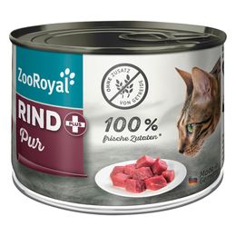 ZooRoyal Katzensnack 'Rind PLUS pur Katze' 200 g