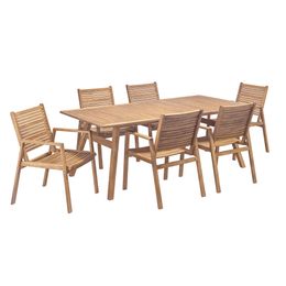 Gartenm&ouml;belset 'Maria' f&uuml;r 6 Personen Akazienholz