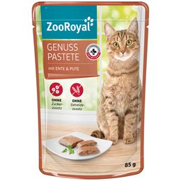 ZooRoyal Katzensnack 'Genuss Pastete Ente & Pute' 85 g