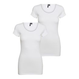 V&eacute;ro Moda Vero Moda Shirt 'Maxi' Damen Gr&ouml;&szlig;e M wei&szlig;