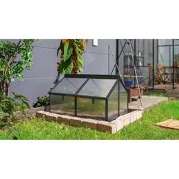 Vitavia Fr&uuml;hbeet 'Gaia Jumbo' 83 x 119 cm mit 4 mm Hohlkammerplatten schwarz