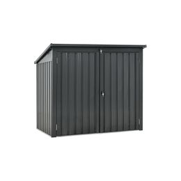 M&uuml;lltonnenbox anthrazit 158 x 134 x 101 cm