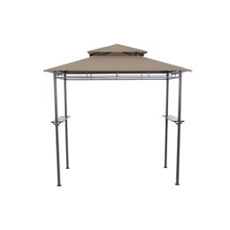 siena GARDEN Pavillon 'BBQ' grau 244 x 127 cm