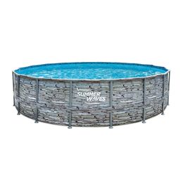 Frame-Pool-Set 'Elite' &Oslash; 549 x 132 cm mit Einstiegsleiter und Filterpumpe