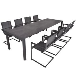 Garden Pleasure Gartenm&ouml;belset 'Sophia' f&uuml;r 8 Personen Aluminium