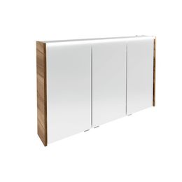 Fackelmann LED-Spiegelschrank 'Verona' braun 110 x 68,3 x 16,5 cm