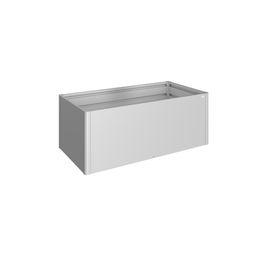 BioHort Hochbeet '2x1' silber 201 x 102 x 77 cm