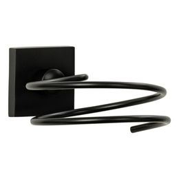 Fackelmann Haartrocknerhalter 'New York' schwarz-matt