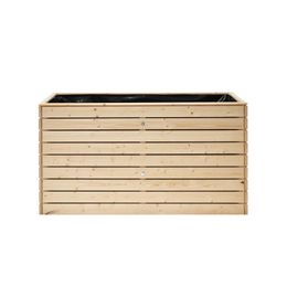 WESTMANN Hochbeet 'Asket XL' Natur Holz 160 x 70 x 90 cm