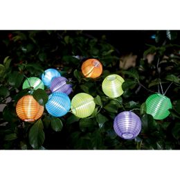 toom Solar-Lichterkette 'Lampion' tageslichtwei&szlig; IP 44 378 cm