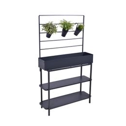 Garden Pleasure Hochbeet 'Gloria' Eisen anthrazit 30 x 155 x 94 cm