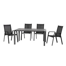 Acamp Gartenm&ouml;belset 'Urban' f&uuml;r 4 Personen Aluminium