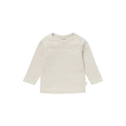 Noppies Shirt 'Hester' Gr&ouml;&szlig;e 56 hellbeige / wei&szlig;