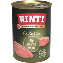 Rinti Hundefutter 'Singlefleisch' Pute Pur 400 g