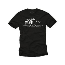 Makaya Shirt '&Uuml;bermut Chaos Seife' Herren Gr&ouml;&szlig;e 5XL schwarz