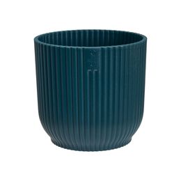 Elho &Uuml;bertopf 'Vibes Fold Mini' tiefblau Kunststoff &Oslash; 9,3 x 8,8 cm