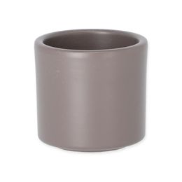 &Uuml;bertopf 'Cari' taupe &Oslash; 7 cm