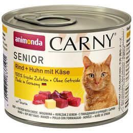 animonda Katzenfutter 'Carny' Senior Rind, Huhn, K&auml;se 200 g