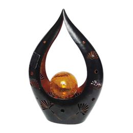 toom Solar-Au&szlig;entischlampe warmwei&szlig; IP 44 20,8 x 30,7 cm