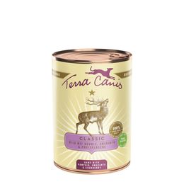Terra Canis Hundenassfutter 'Classic' Wild mit K&uuml;rbis, Amaranth & Preiselbeeren 400 g