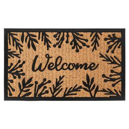 Lalee Fu&szlig;matte 'Bali Design 501' naturfarben/schwarz 40 x 60 cm