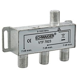 Schwaiger Antennenverteiler "Antenna" 3-fach 7 dB