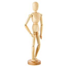 Lefranc & Bourgeois Gliederpuppe Holz beige 30 cm
