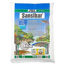 JBL Aquarien-Naturbodengrund "Sansibar" schneewei&szlig; 10 kg