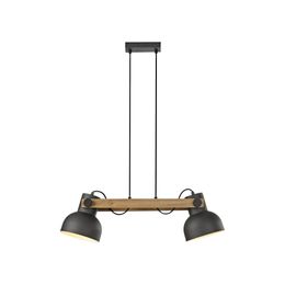Just Light Pendelleuchte 'CUP 2.0' E27 120 W 16,6 x 16,6 x 60 - 120 cm