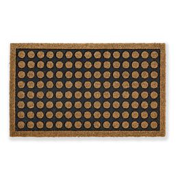 Astra Fu&szlig;matte 'Coco Home' braun gepunktet 40 x 60 cm