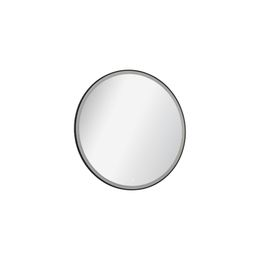 Fackelmann LED-Spiegel 'Oxford' schwarz &Oslash; 60 cm