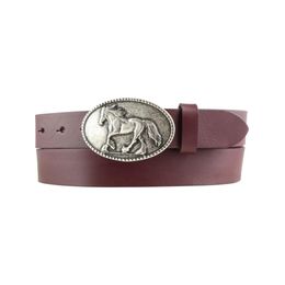 BELTINGER G&uuml;rtel 'Bolognao' Damen Gr&ouml;&szlig;e 115 bordeaux