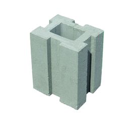 DIEPHAUS Pfosten-Fundamentstein Beton grau 34 x 26,5 x 21,5 cm