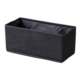 Fackelmann Aufbewahrungskorb schwarz 28 x 13 cm
