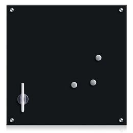 zeller Memoboard schwarz 55 x 1,7 x 55 cm