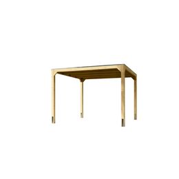 Karibu Pavillon 'Cubus' naturfarben 309 x 309 x 239 cm