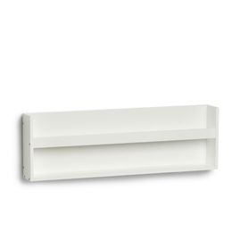 zeller Wandregal wei&szlig; 80 x 25,5 x 10 cm