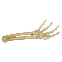 Aqua Della Deko-Skeletthand Polyresin beige 26,8 x 9,4 x 4,5 cm